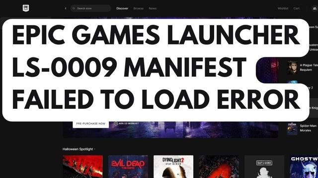 Epic Games Launcher LS-0009 Manifest Failed To Load Error ... Epic Games Launcher LS-0009 Manifest Failed To Load Error ...