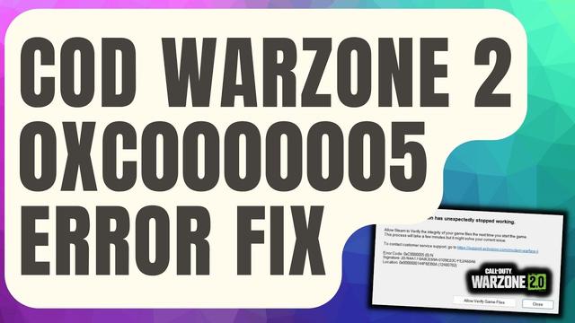 Fix COD Warzone 0xc0000005 Error - Updated in 2023 | Step-by-Step Guide