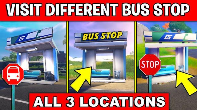 Lokalizacje przystanków autobusowych Fortnite zapewniające ochronę ...