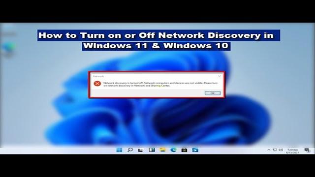How to Enable Network Discovery in Windows 10/11