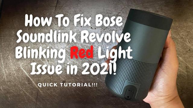 How To Fix Bose Soundlink Revolve Will Not Charge: Complete Guide