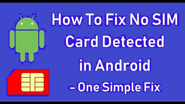 Quick and Easy Steps to Fix No SIM Card Error on Your Nokia 8: SIM Card ...