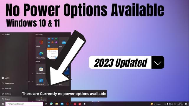 Solving the problem of no power options in Windows 10: easy solution!