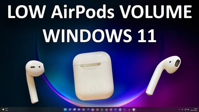 Как исправить слишком высокую громкость AirPods в Windows 11