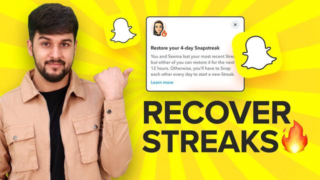 Lost your Snapchat streamer? How to recover a lost streamer in Snapchat