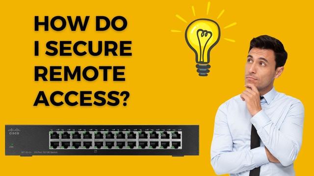Securely configure remote access using managed services