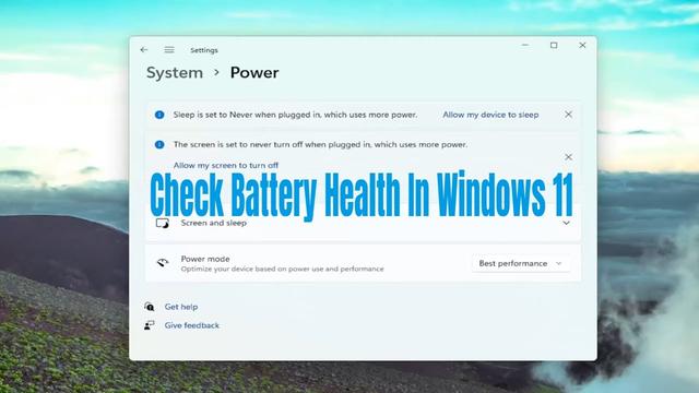 How to Check Battery Status and Capacity in Windows 11: Detailed Guide