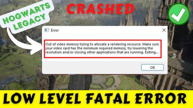 Cómo Resolver el Error de Memoria de Video del Legado de Hogwarts