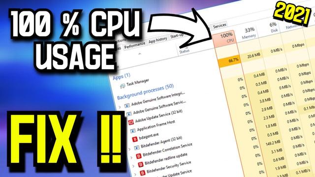 How To Fix 100% CPU Usage On Windows 10 - Simple Solutions to Reduce ...