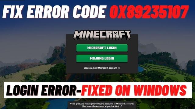 Minecraft login error: how to fix in Windows 11?