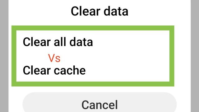 Difference of Clear Cache and Clear Data in Android - Explained
