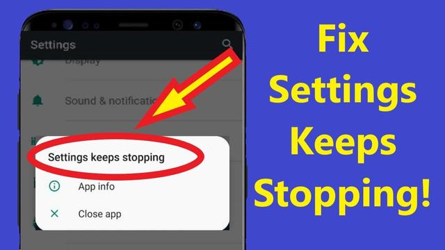 How to Resolve Galaxy Note10+ Settings has stopped Error Troubleshooting Guide