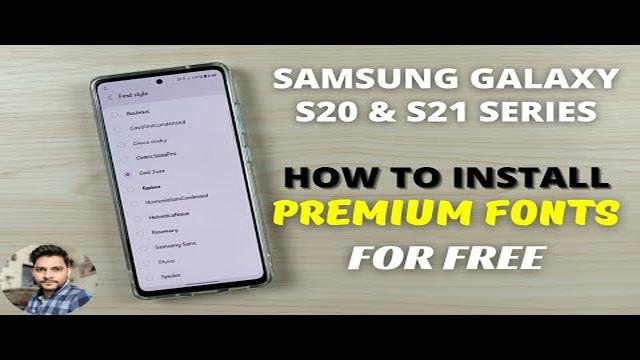 Easy Steps to Download New Font on Samsung Galaxy S21 from Galaxy Store ...