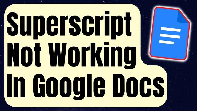Easy Solutions for Fixing Google Docs Superscript Not Working (Updated 2023)