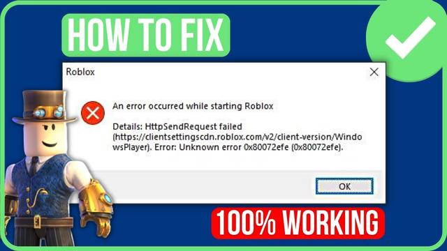 How To Fix 'Error Occurred While Starting Roblox' | NEW 2023 Guide