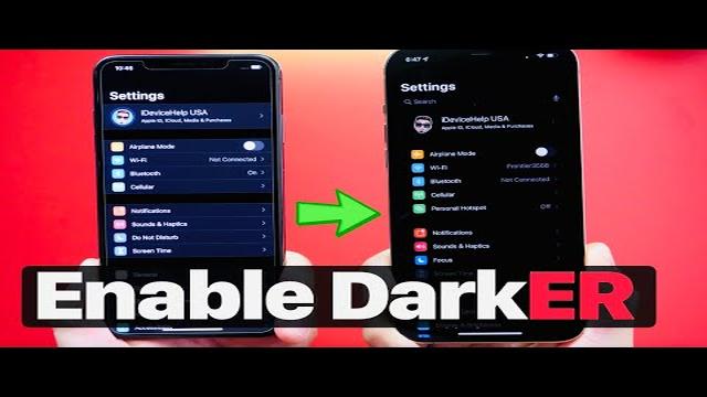 How to set dark mode on iPhone: a simple guide to installation and ...