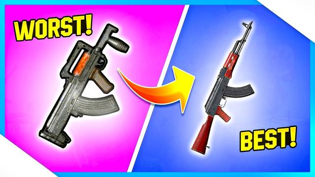 Ranking the best weapons in PUBG Mobile: from best to worst
