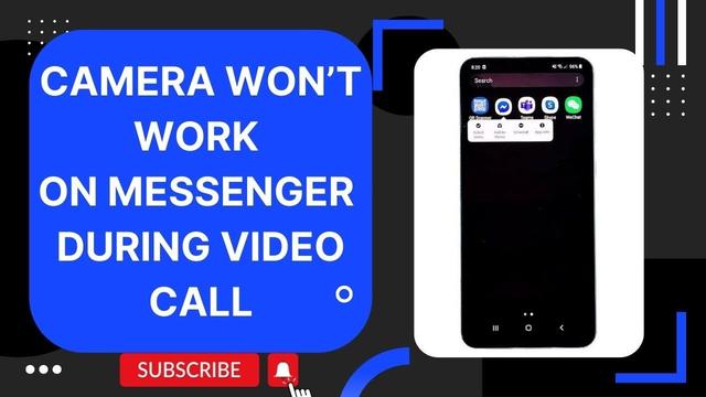 Comment résoudre les problèmes de caméra sur Messenger lors d'un appel ...